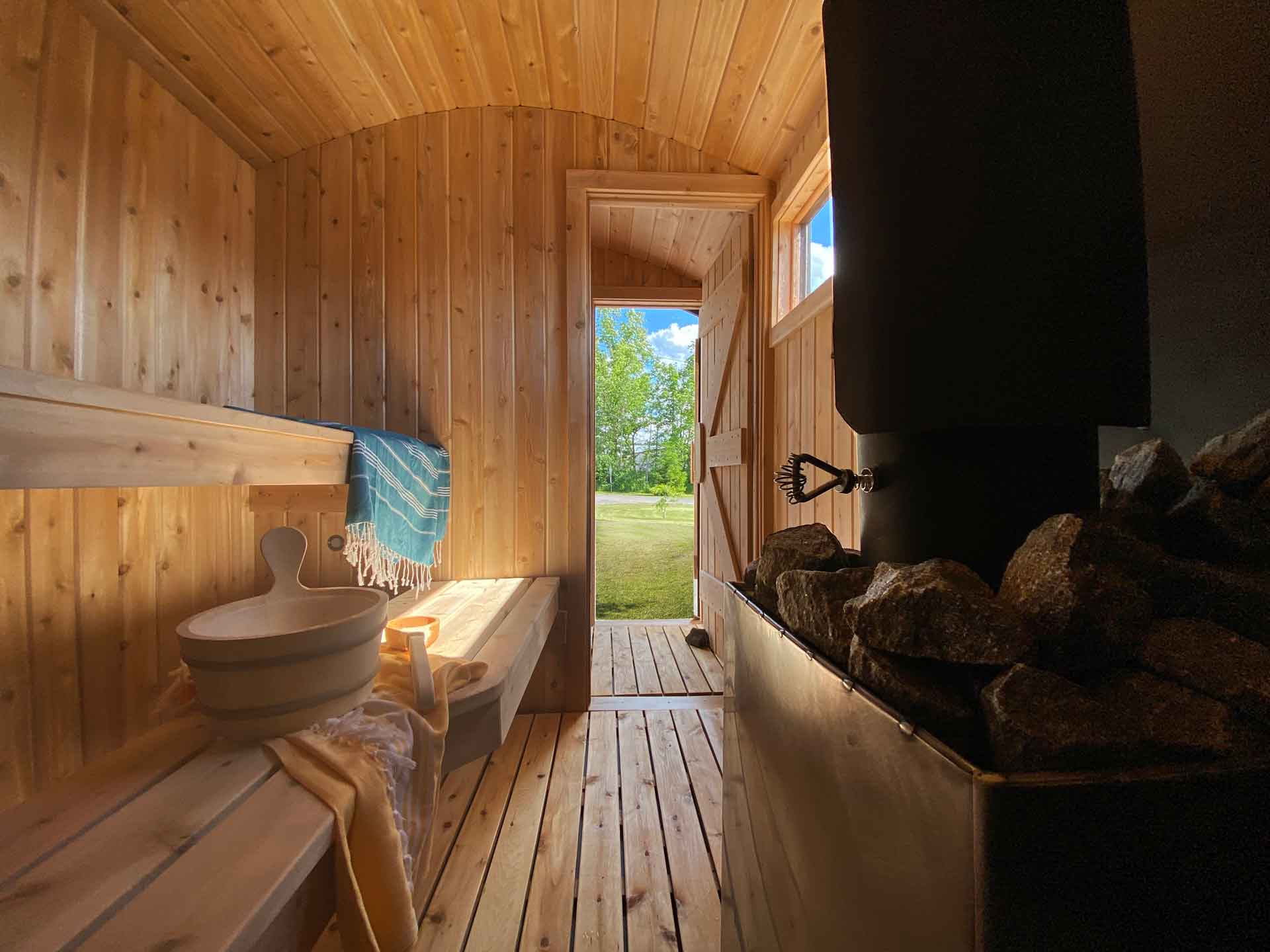 Sauna Enhanced Glamping | Rob Licht Custom Saunas